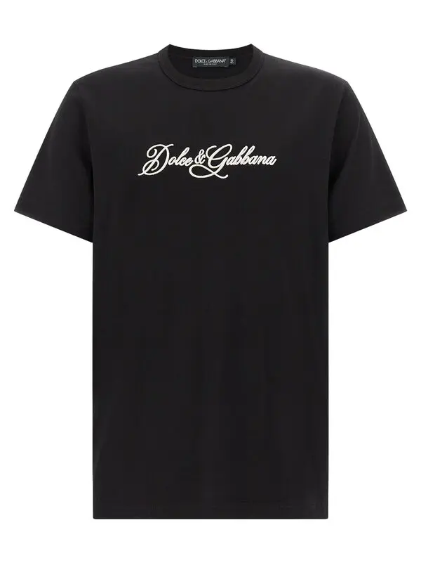 Dolce & Gabbana Logo Embroidery T-shirt