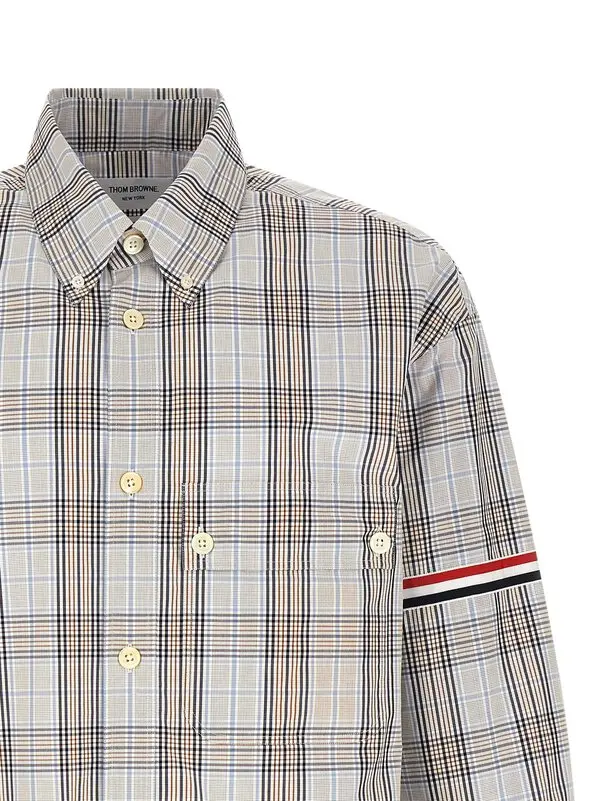 Thom Browne Oversized Rwb' Shirt