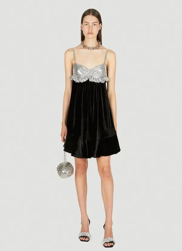 Rabanne Chainmail Panel Mini Dress