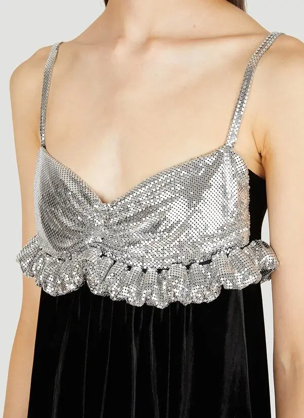 Rabanne Chainmail Panel Mini Dress
