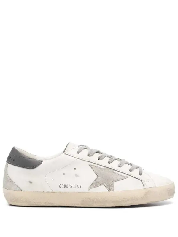 GOLDEN GOOSE Super-star Leather Sneakers - Multicolor