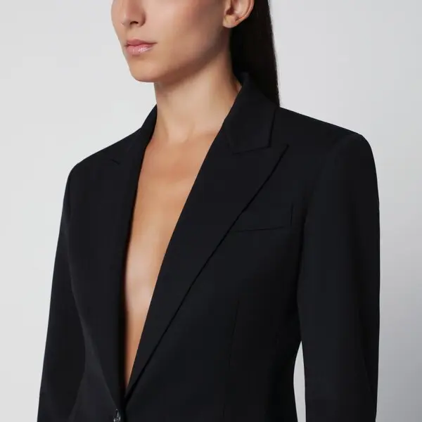 Andamane Single-breasted Jacket In Wool Blend