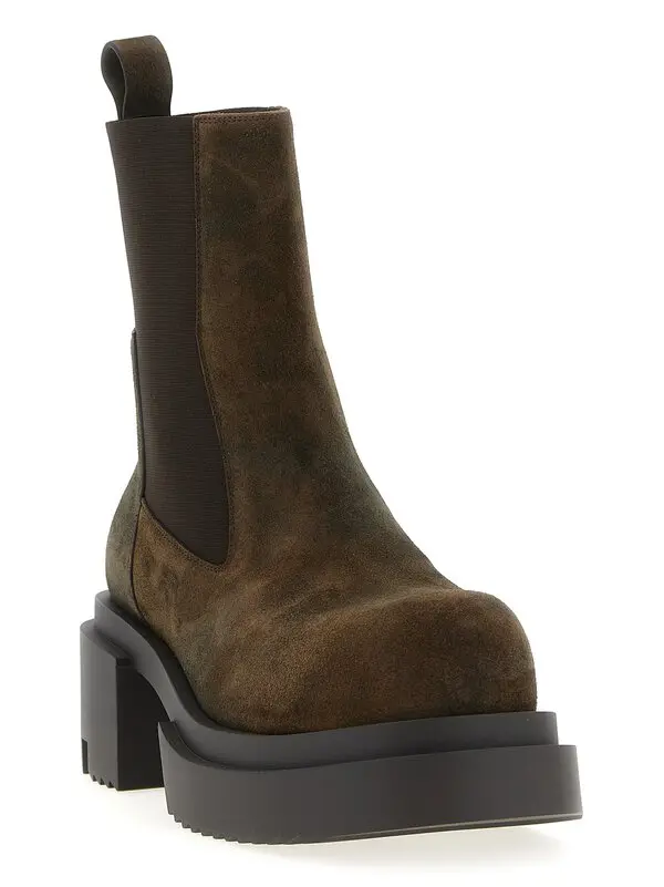Rick Owens Beatle Bogun' Ankle Boots