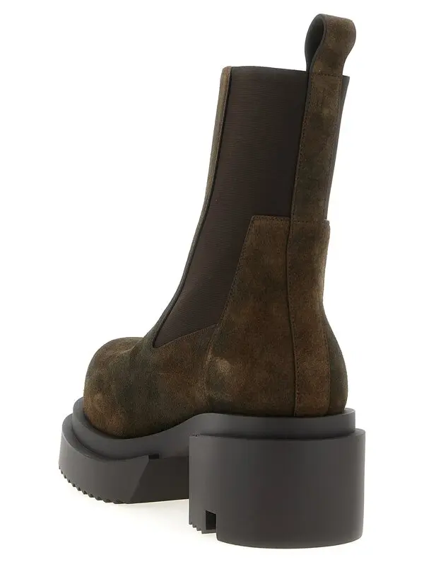 Rick Owens Beatle Bogun' Ankle Boots