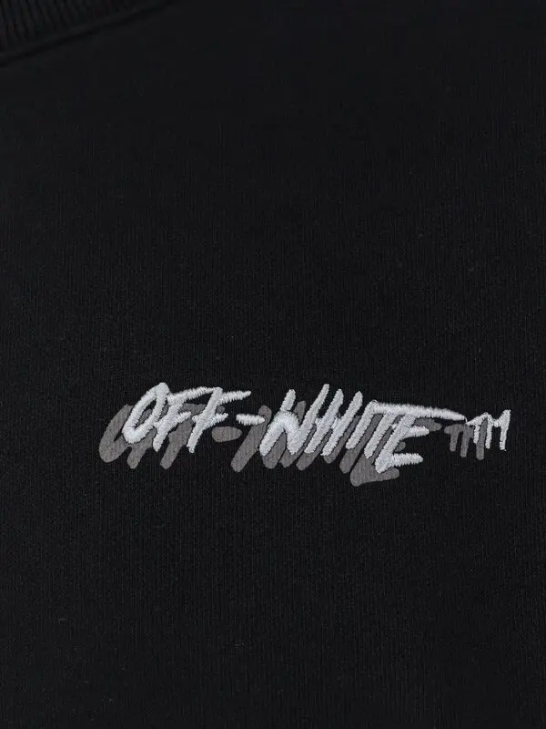 Off-White Cotton Sweatshirt