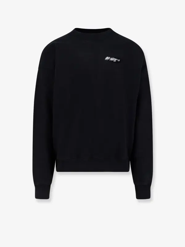 Off-White Cotton Sweatshirt