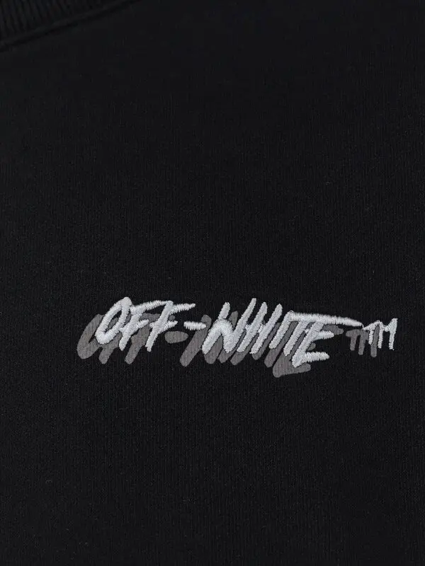 Off-White Cotton Sweatshirt