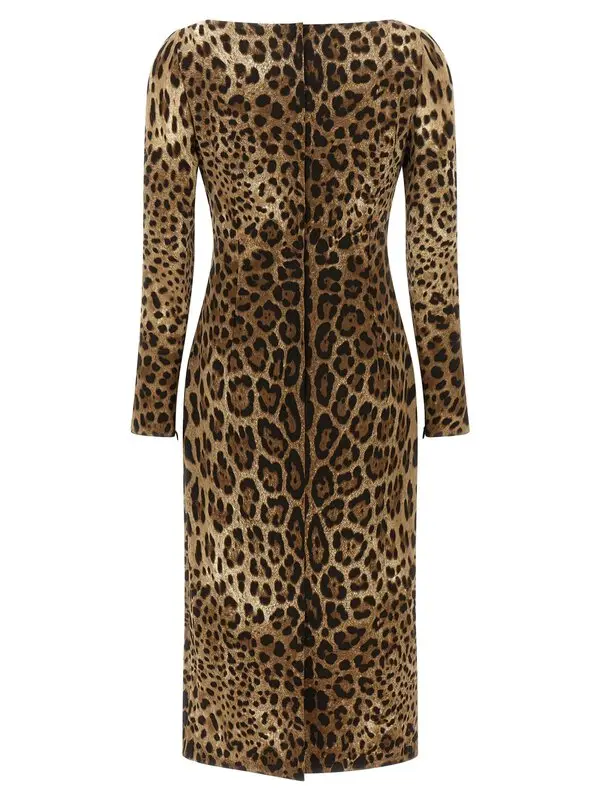 Dolce & Gabbana Leo Dress - Brown