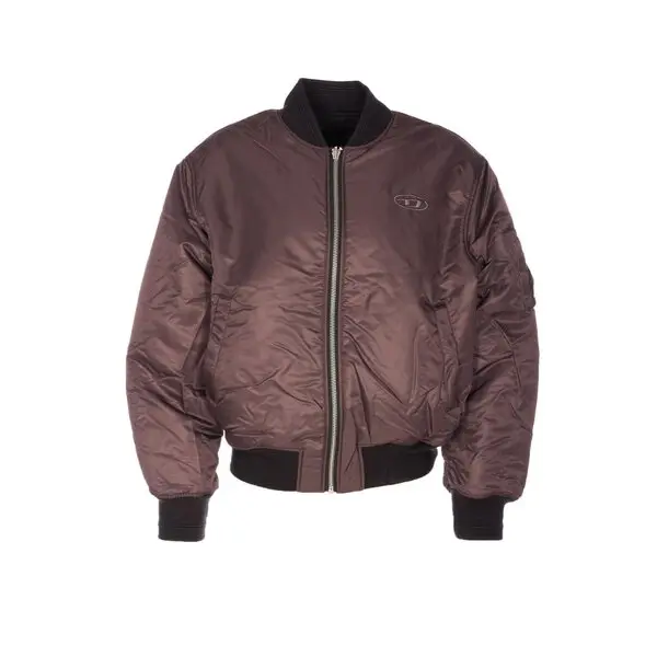 DIESEL® Logo W-type-d1 Reversible Bomber Jacket