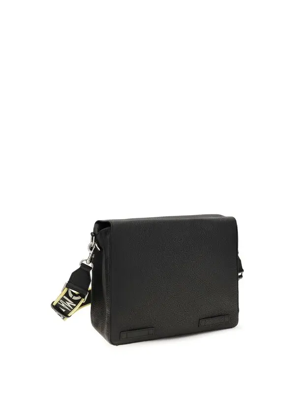 Fendi Flow Mess Medium Roman Leather Crossbody Bag