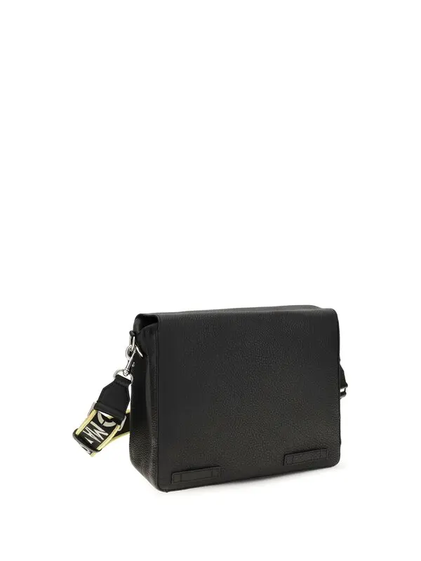 Fendi Flow Mess Medium Roman Leather Crossbody Bag