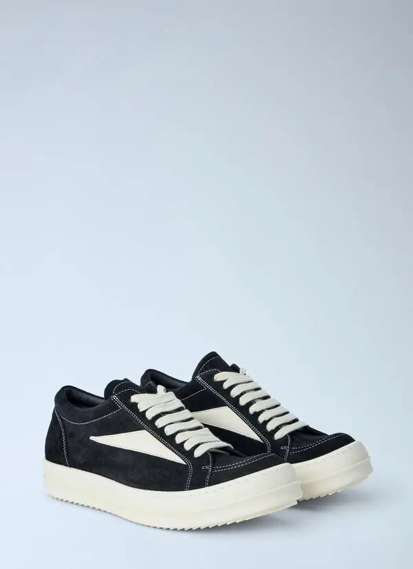 Rick Owens Suede Sneakers - Black