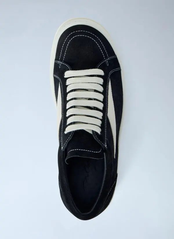 Rick Owens Suede Sneakers - Black