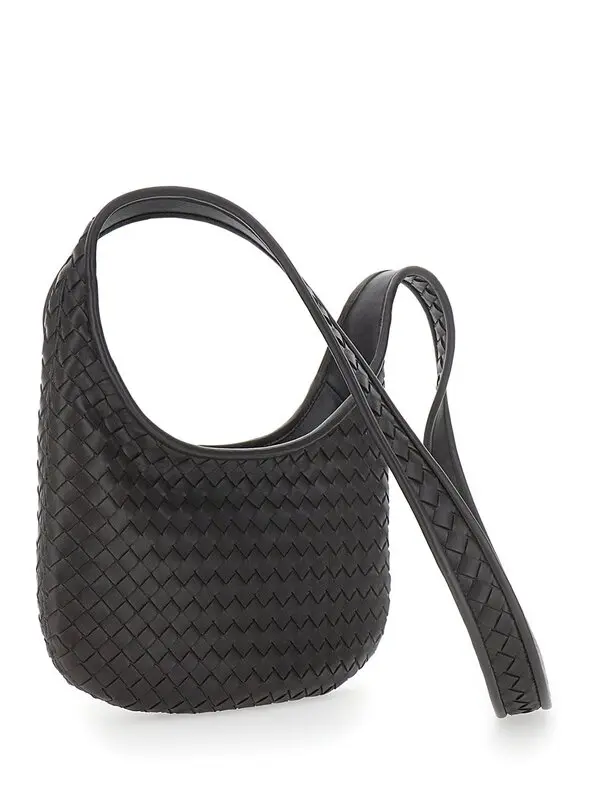 Bottega Veneta Intrecciato Shoulder Bag - Brown