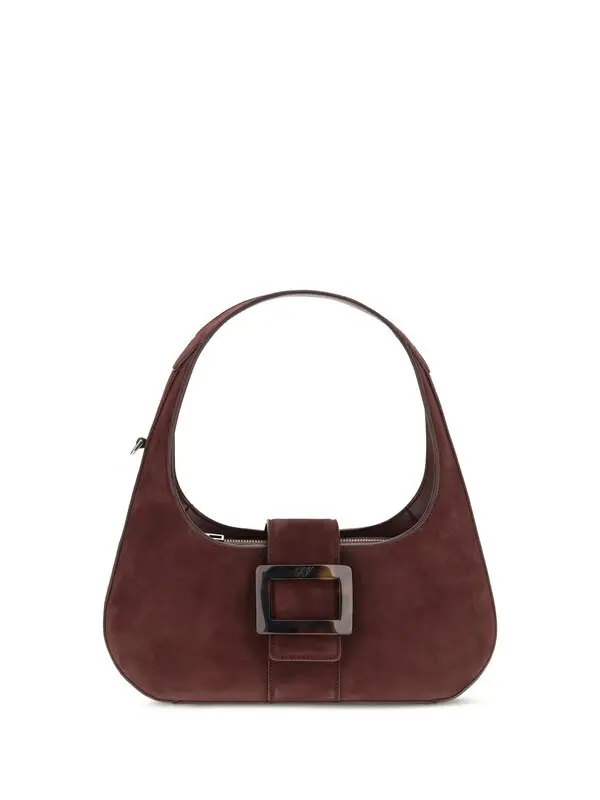 ROGER VIVIER Mini Belle Vivier Turtle Hobo Shoulder Bag