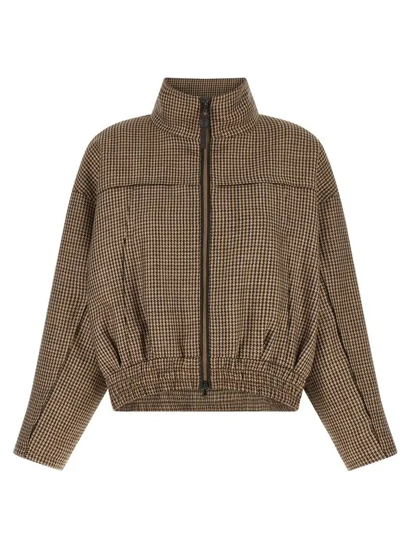 Brunello Cucinelli Shiny Zipper Pull' Jacket