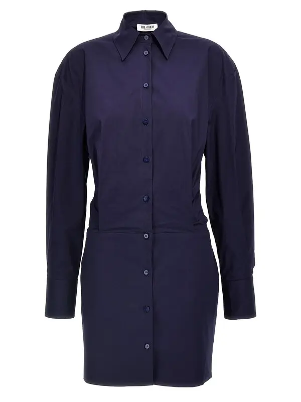 Attico Mini Chemisier Dress - Blue