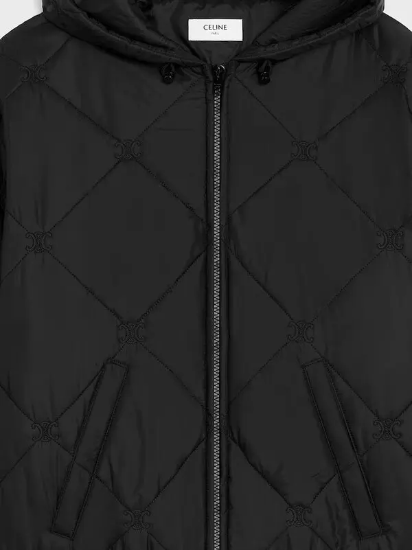 Celine Triomphe Quilted Jacket - Black