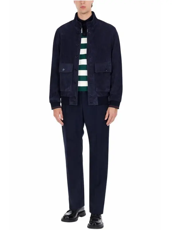 Gucci Suede Jacket - Blue