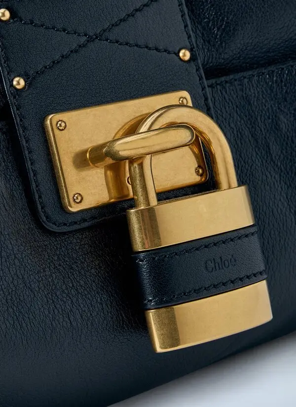 Chloé Paddington Grained Shoulder Bag - Black