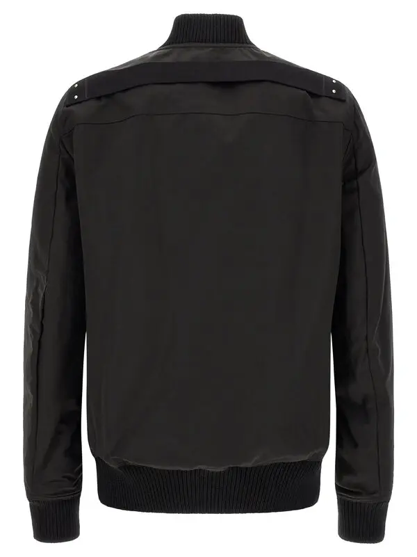 Rick Owens Heizer Flight Bomber Jacket - Black