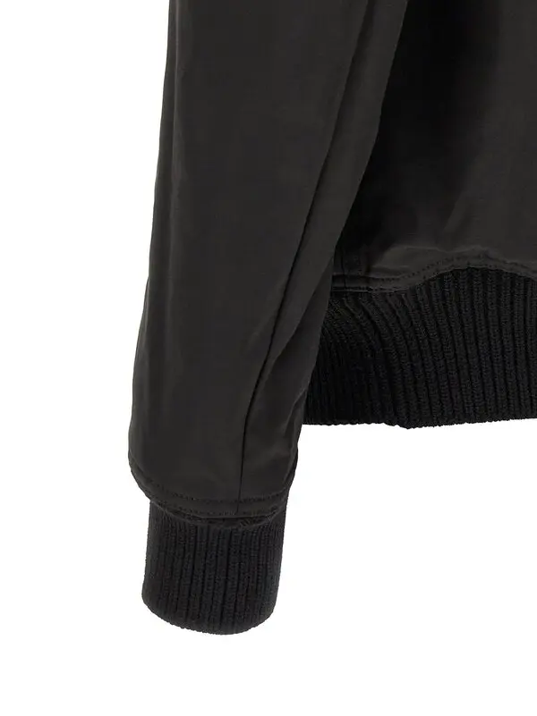 Rick Owens Heizer Flight Bomber Jacket - Black