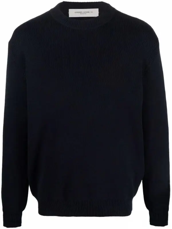 GOLDEN GOOSE Cotton Crewneck Sweater - Multicolor