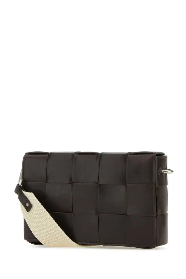 Bottega Veneta Cassette Crossbody Bag - Brown