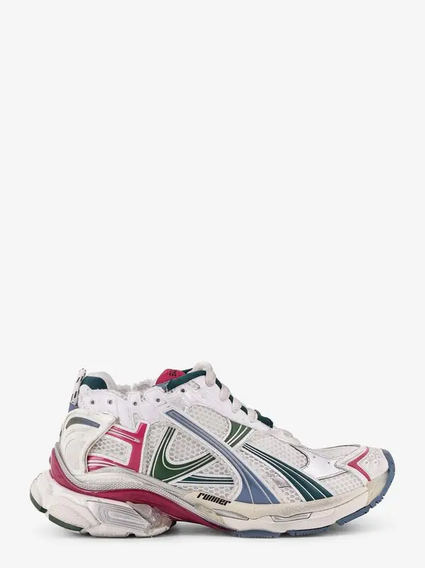 Balenciaga Runner Low-top Mesh Sneakers - Multicolor
