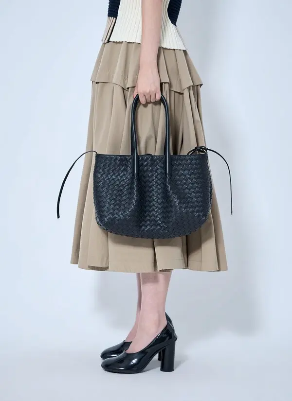 Bottega Veneta Intrecciato Woven Leather Tote