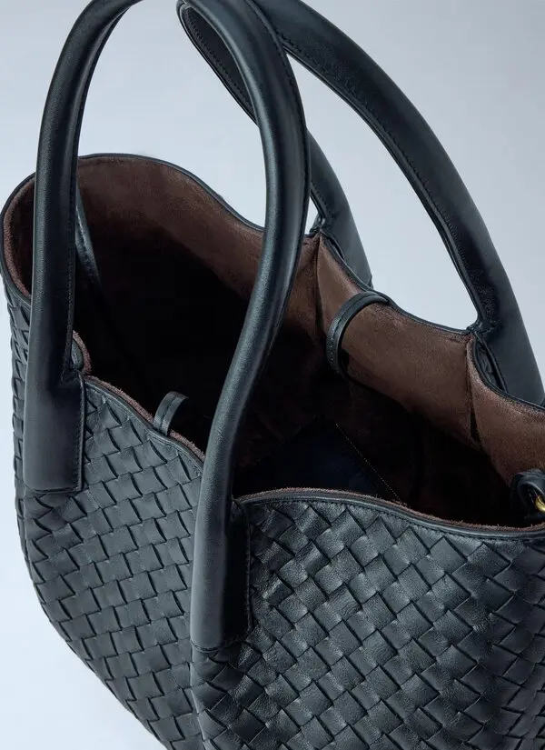 Bottega Veneta Intrecciato Woven Leather Tote