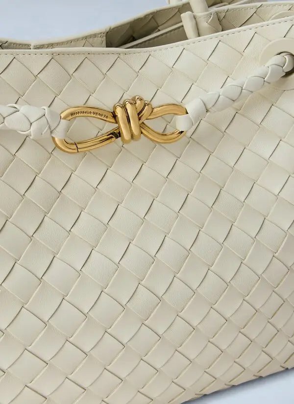 Bottega Veneta Andiamo Handbag - Cream