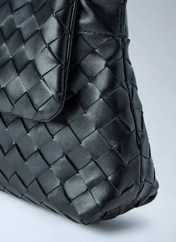 Bottega Veneta Giorno Handbag - Black