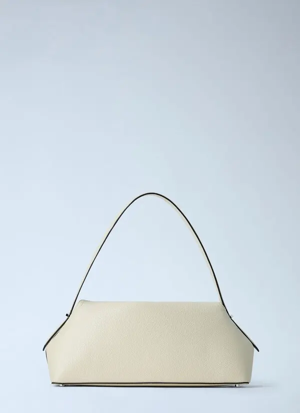 TOTEME T-lock Grained-leather Shoulder Bag - Multicolor