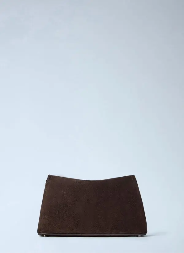 TOTEME T-lock Leather Clutch
