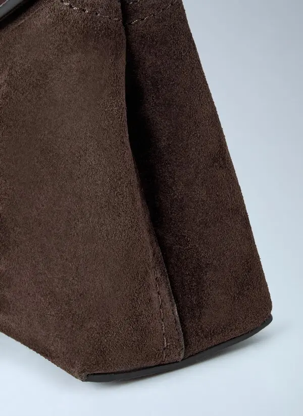 TOTEME T-lock Leather Clutch