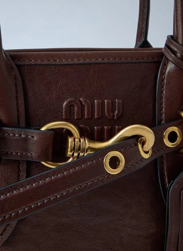 Miu Miu Adventure Nappa Leather Bag
