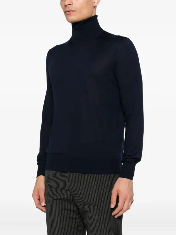 Saint Laurent Cashmere, Wool And Silk Turtleneck
