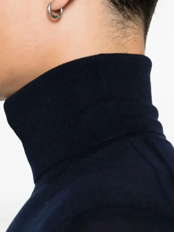 Saint Laurent Cashmere, Wool And Silk Turtleneck