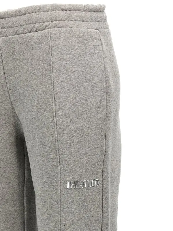 Attico Logo Joggers - Gray