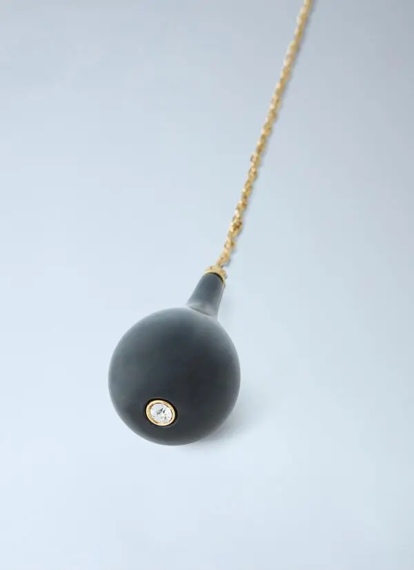 TOTEME Large Onyx Drop Necklace