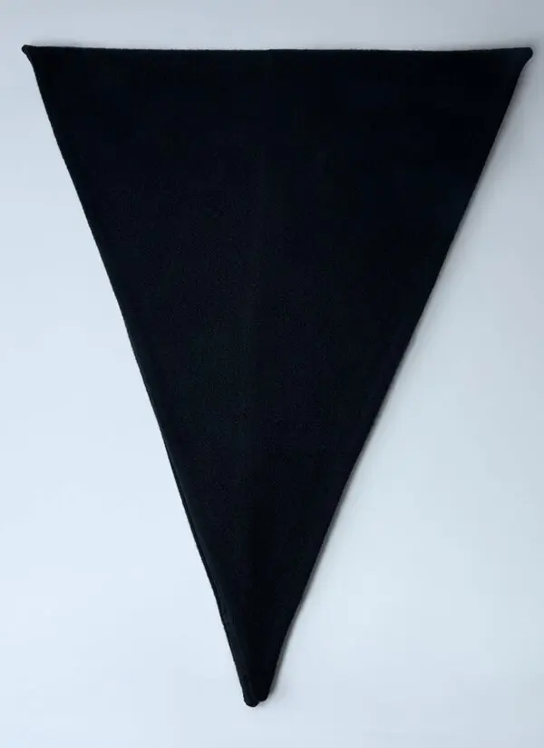 RIER Losange Mini Scarf - Black