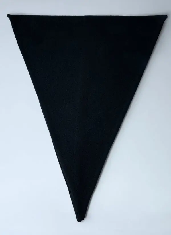 RIER Losange Mini Scarf - Black