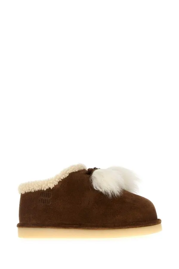 Miu Miu Suede Ankle Boots