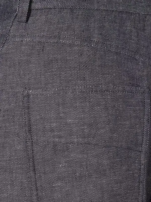 Fendi Relaxed Linen, Cotton And Silk Jeans