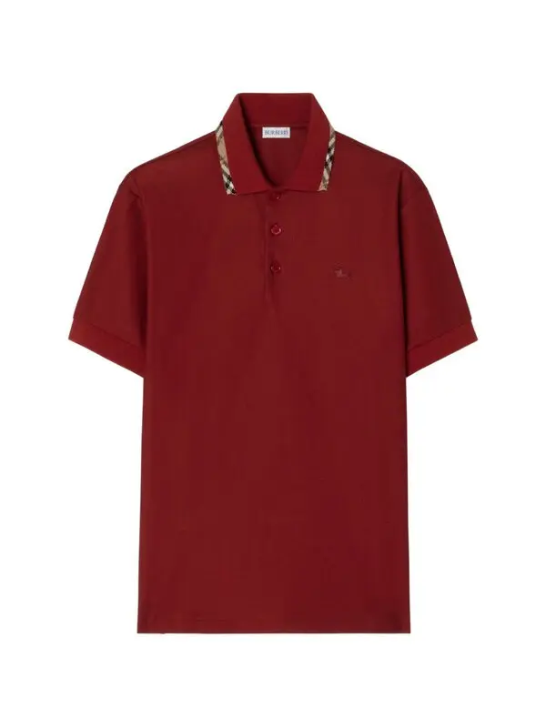 Burberry Logo Cotton Polo Shirt