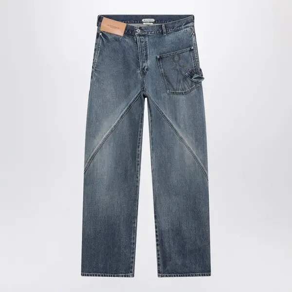 JW Anderson Mid Twisted Workwear Jeans - Blue