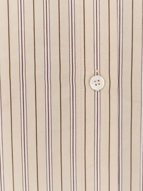 TOTEME Oversized Striped Silk Shirt