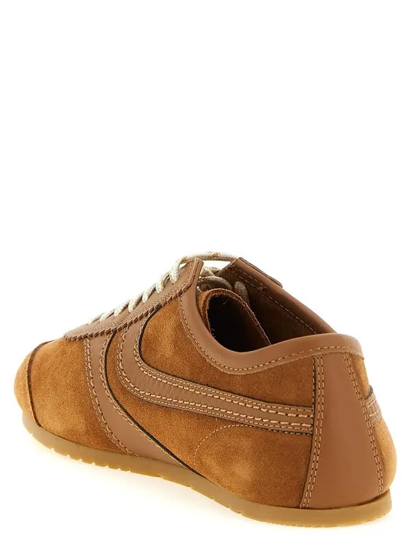 Dries Van Noten Suede Sneakers - Brown
