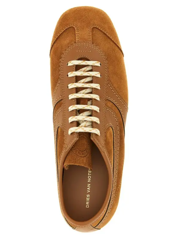 Dries Van Noten Suede Sneakers - Brown